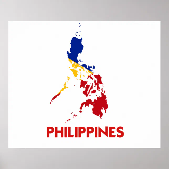 PHILIPPINES MAP POSTER | Zazzle