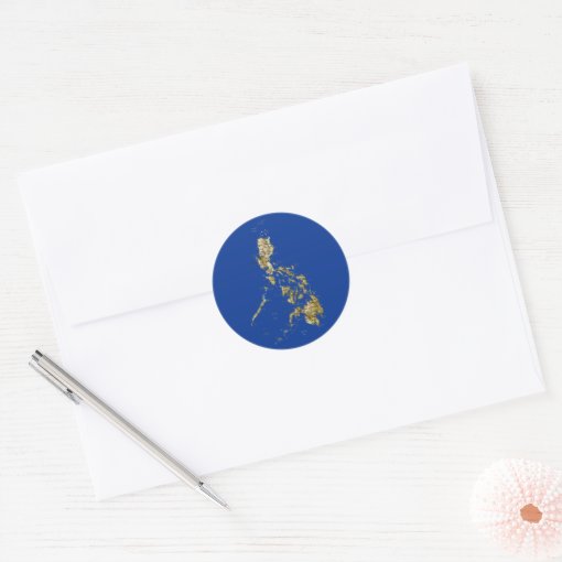 Philippines Map Sticker | Zazzle