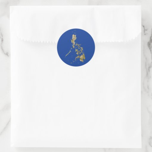 Philippines Map Sticker | Zazzle