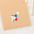 Philippines N Sun Cut Out Sticker | Zazzle
