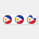 Philippines Roundel quality Flag Bumper Sticker | Zazzle