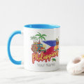 Philippines Vintage Tarsier Flag Palm Souvenir Mug | Zazzle
