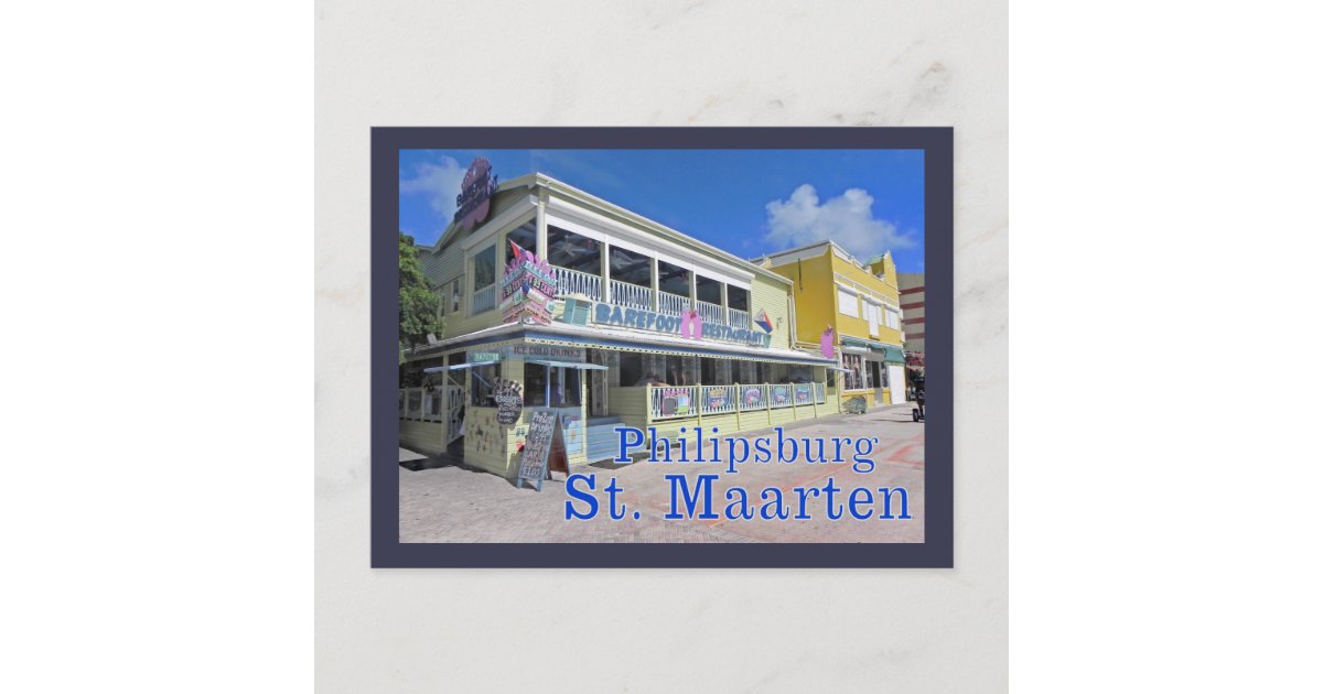 Philipsburg - St. Maarten - postcard | Zazzle