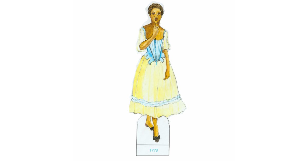 Phillis Wheatley 1773 photo sculpture | Zazzle