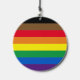 Philly LGBT gay pride rainbow inclusive flag Wind Chime | Zazzle
