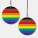 Philly LGBT gay pride rainbow inclusive flag Wind Chime | Zazzle