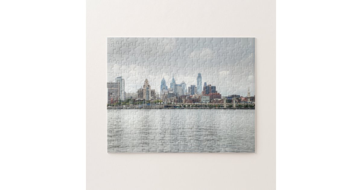 Philly skyline 2 jigsaw puzzle | Zazzle