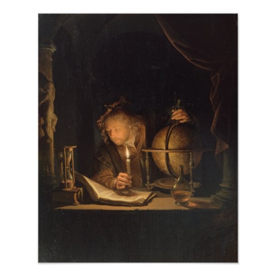 Philosopher Alchemist in the Laboratory Photo Print | Zazzle.com