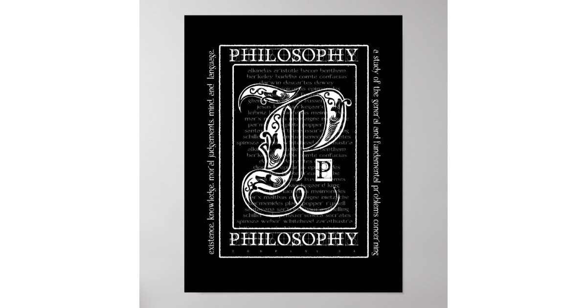 Philosophy Poster | Zazzle