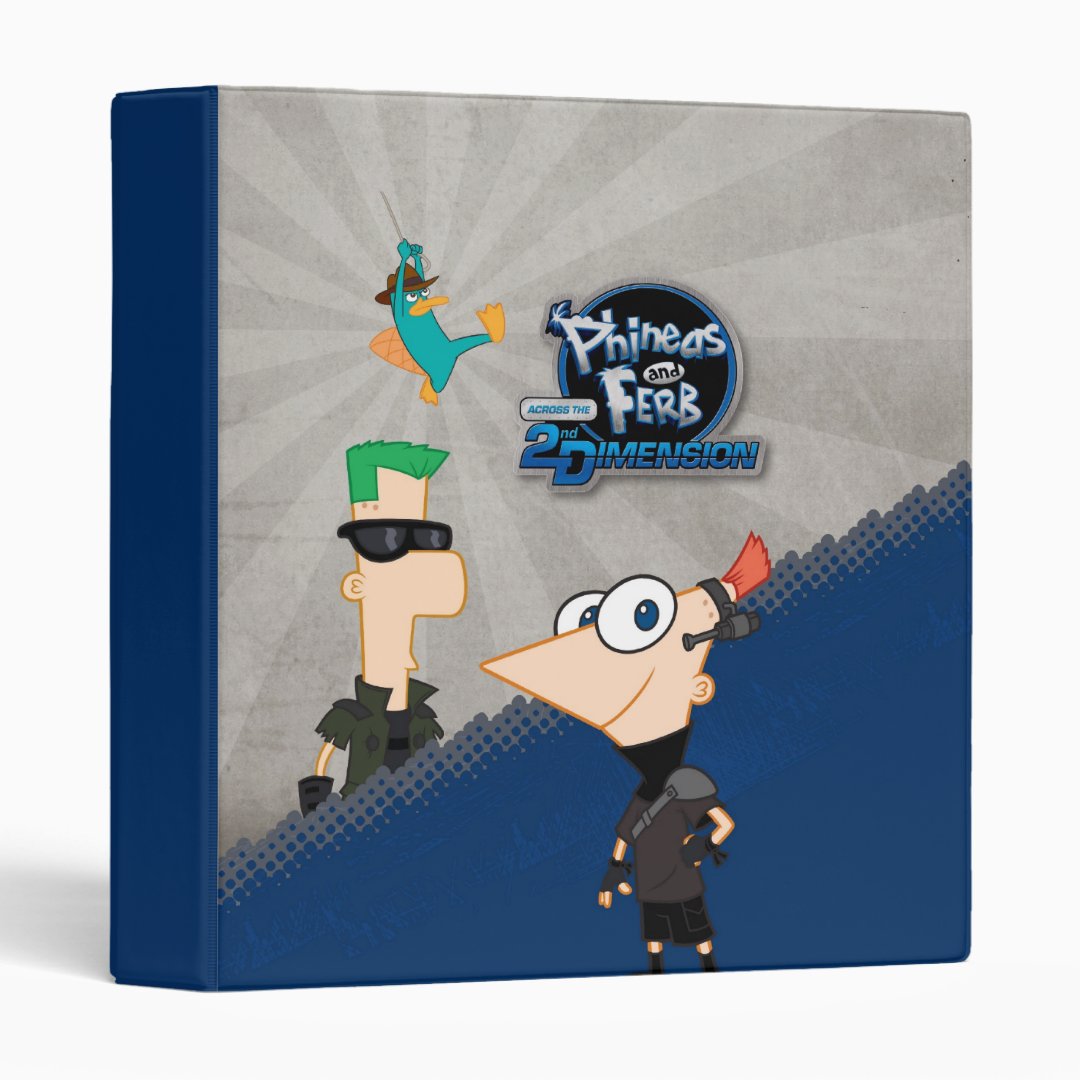 Phineas and Ferb - 2D Binder | Zazzle