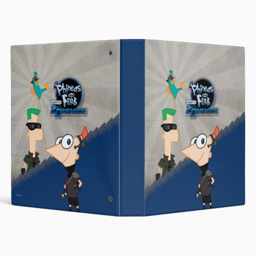 Phineas and Ferb - 2D Binder | Zazzle