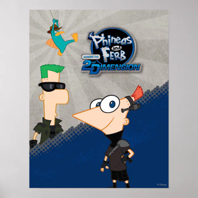 Phineas and Ferb - 2D Poster | Zazzle