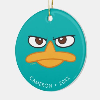 Phineas and Ferb | Agent P Face Ceramic Ornament | Zazzle