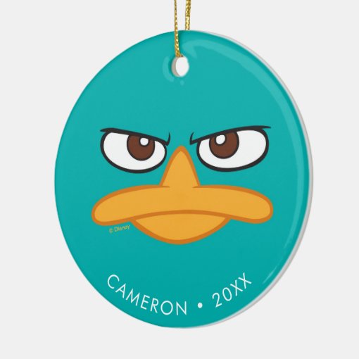 Phineas and Ferb | Agent P Face Ceramic Ornament | Zazzle