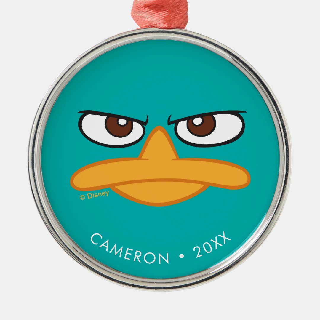 Phineas and Ferb | Agent P Face Metal Ornament | Zazzle