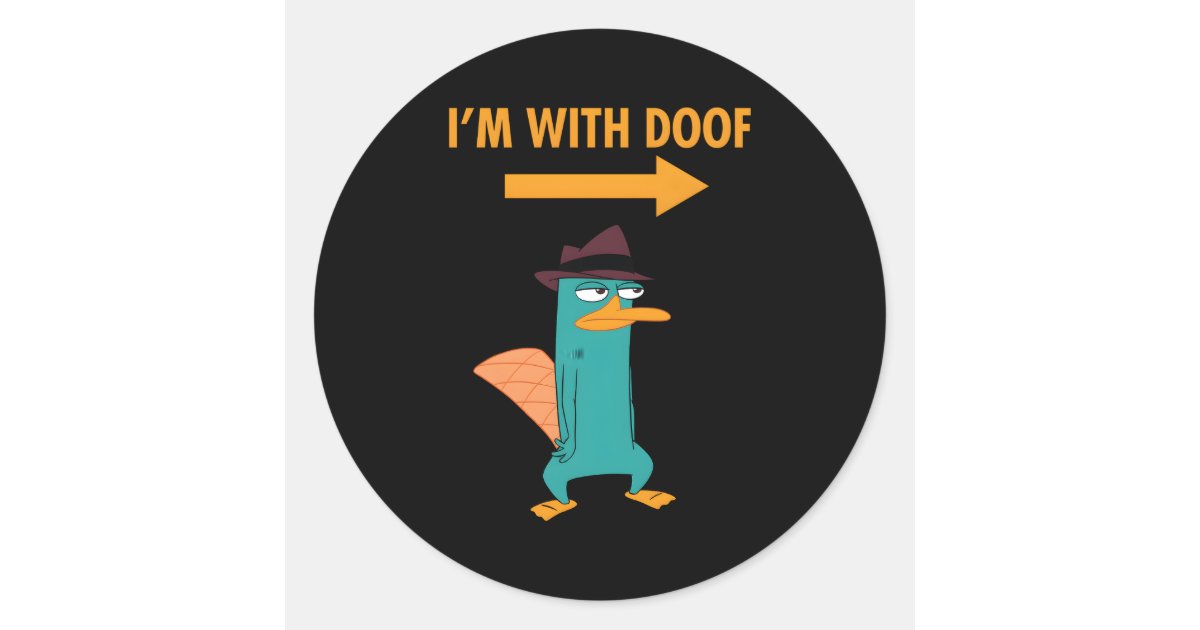 Phineas And Ferb Candace Against The Universe I'M Classic Round Sticker ...
