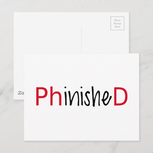 Phinished, word art, text design for PhD graduates Announcement ...