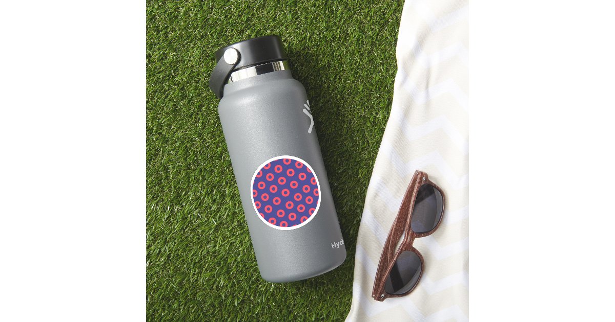 Phish Donut Circle Sticker | Zazzle