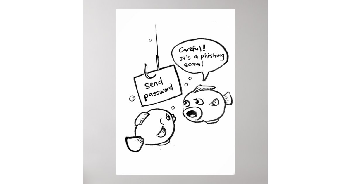 Phishing Scam Poster | Zazzle