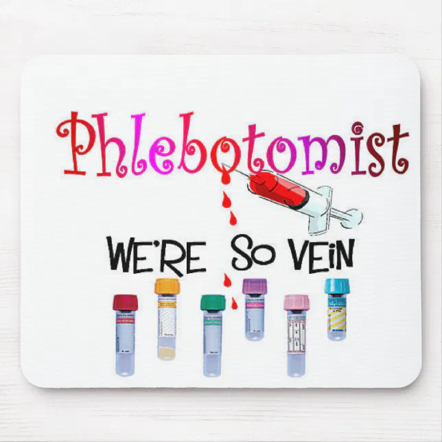 Phlebotomist gifts mouse pad | Zazzle