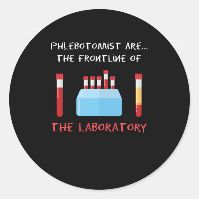 Phlebotomist Laboratory Blood Phlebotomy Syringe G Classic Round ...