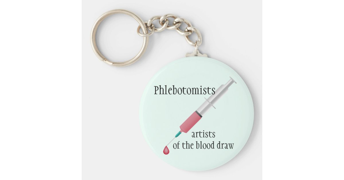 Phlebotomy Keychain | Zazzle.com