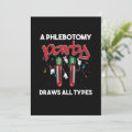 Phlebotomy Party Vacutainer Blood Phlebotomist Gif Invitation | Zazzle