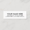 pho. mini business card | Zazzle