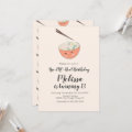 Pho Oriental Birthday Dinner Restaurant Party Invitation | Zazzle