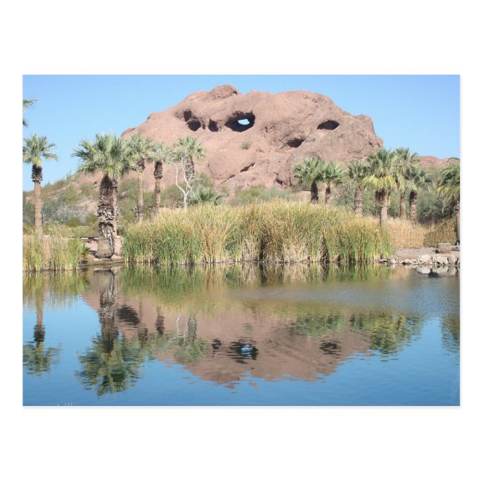 Phoenix Arizona Landmark Photo Hole in the Rock Postcard | Zazzle.com
