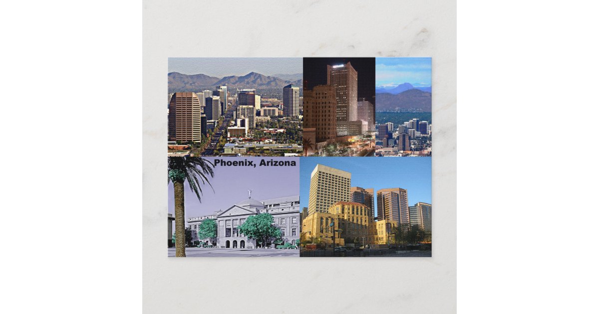 Phoenix Arizona Montage Postcard | Zazzle