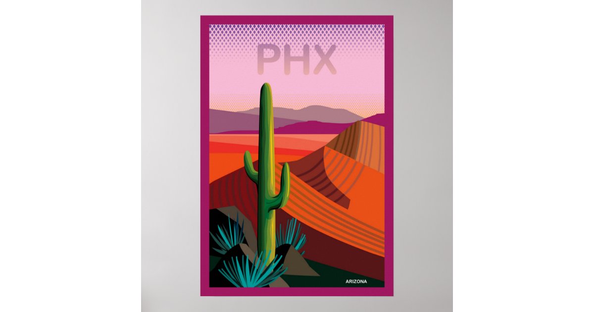 Phoenix Arizona | Travel Poster | Zazzle