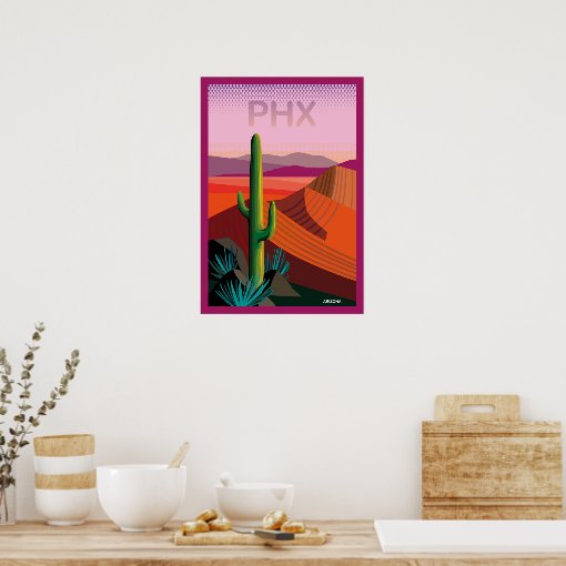 Phoenix Arizona | Travel Poster | Zazzle