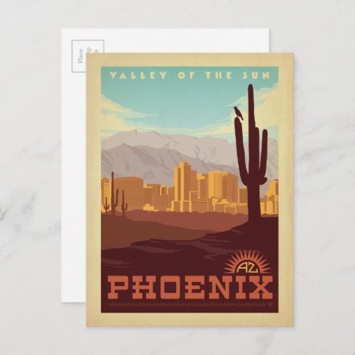 Phoenix, AZ Postcard | Zazzle