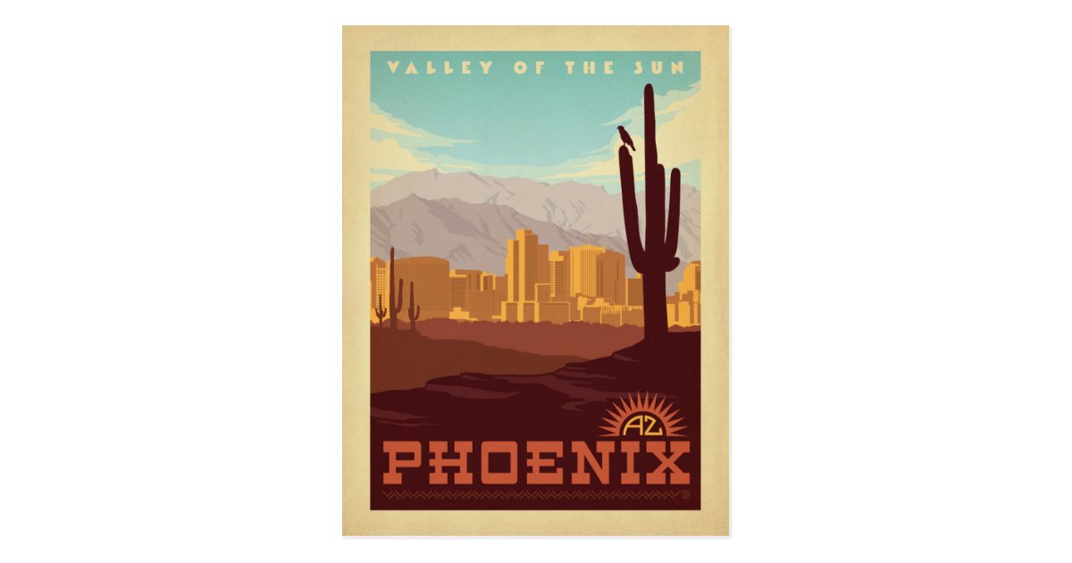 Phoenix, AZ Postcard | Zazzle.com