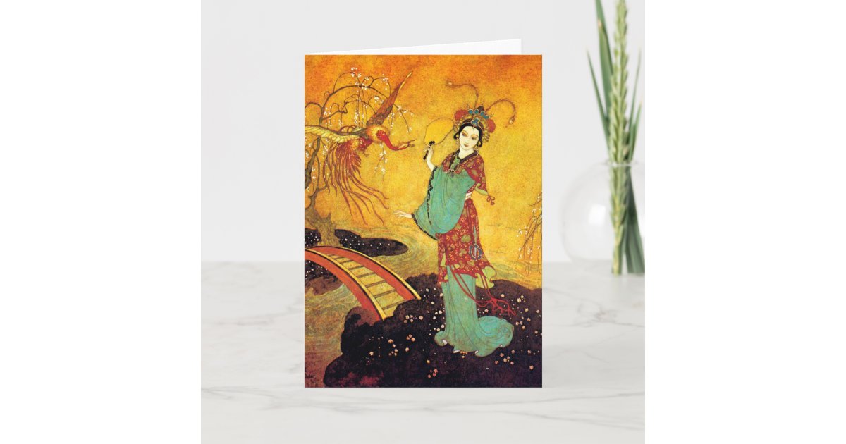 Phoenix by Edmund Dulac Thank You Card | Zazzle
