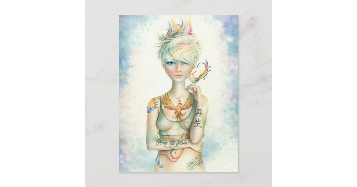 "Phoenix" By Scot Howden Postcard | Zazzle