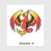 Phoenix Custom Vinyl Sticker | Zazzle
