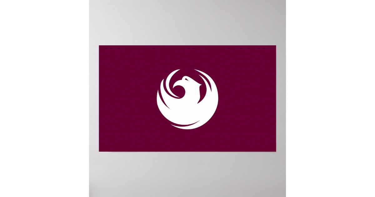 Phoenix Flag Poster | Zazzle