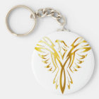 Flaming Phoenix Keychain | Zazzle.com