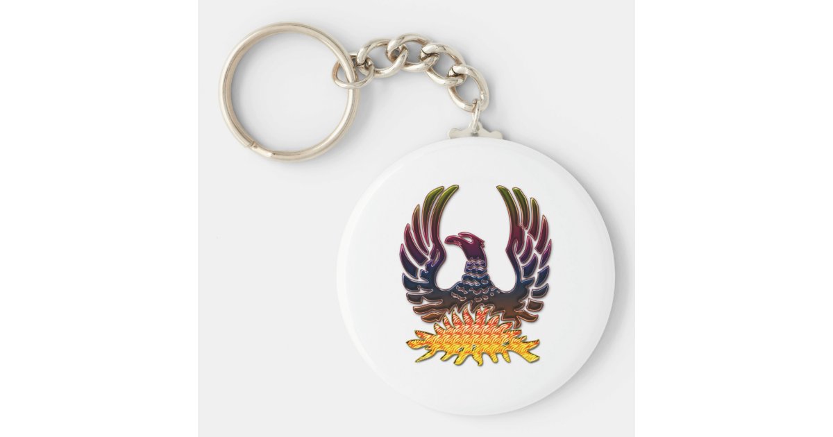 Phoenix Keychain | Zazzle