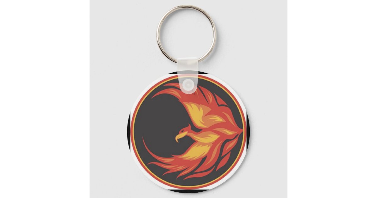Phoenix Keychain | Zazzle