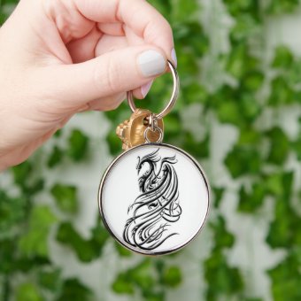 Phoenix keychain | Zazzle