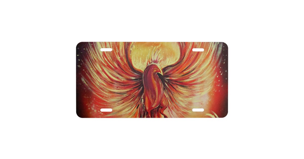 Phoenix License Plate | Zazzle