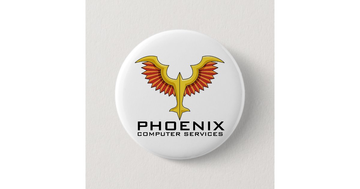 PHOENIX Logo Button | Zazzle