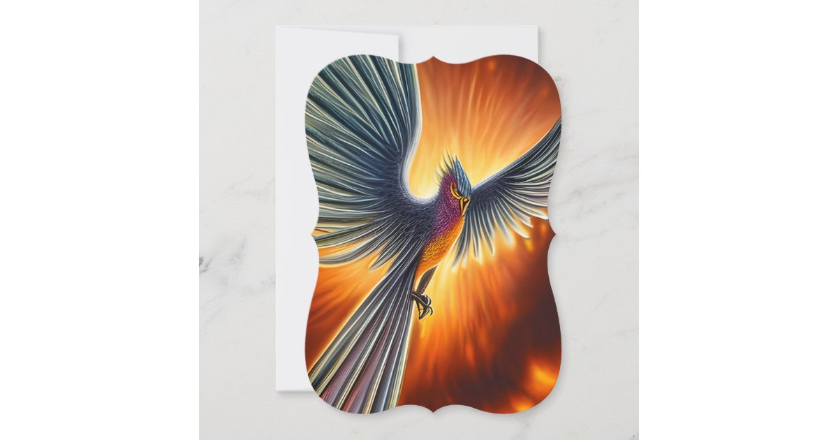 Phoenix Note Card | Zazzle