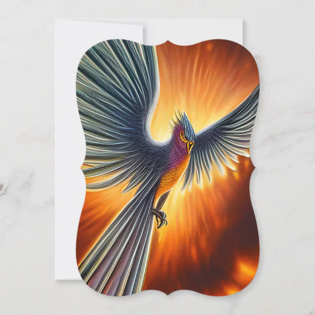 Phoenix Note Card | Zazzle