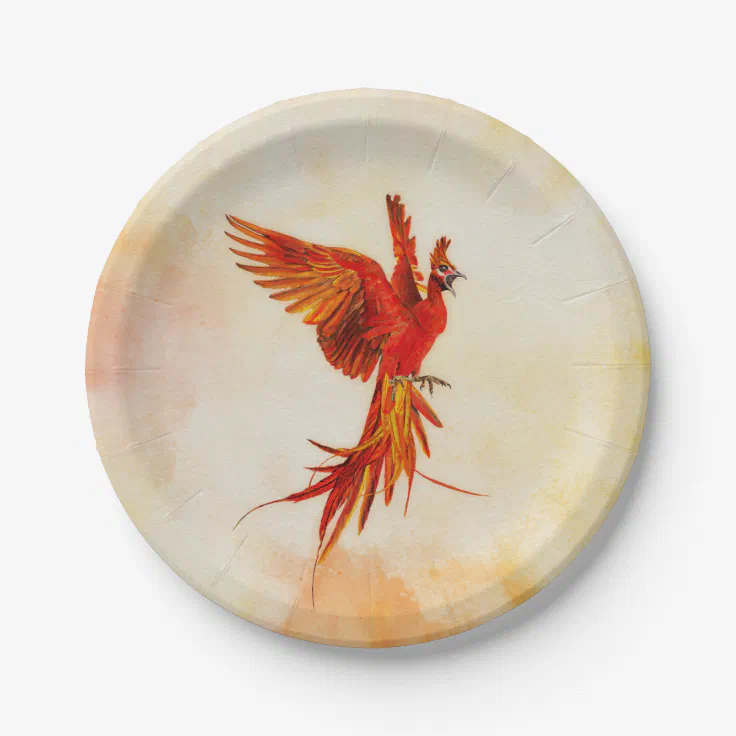 Phoenix Rising - #2 Paper Plates | Zazzle
