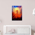 Phoenix Rising Art Print on Canvas | Zazzle