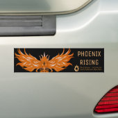 Phoenix Rising Bumper Sticker | Zazzle